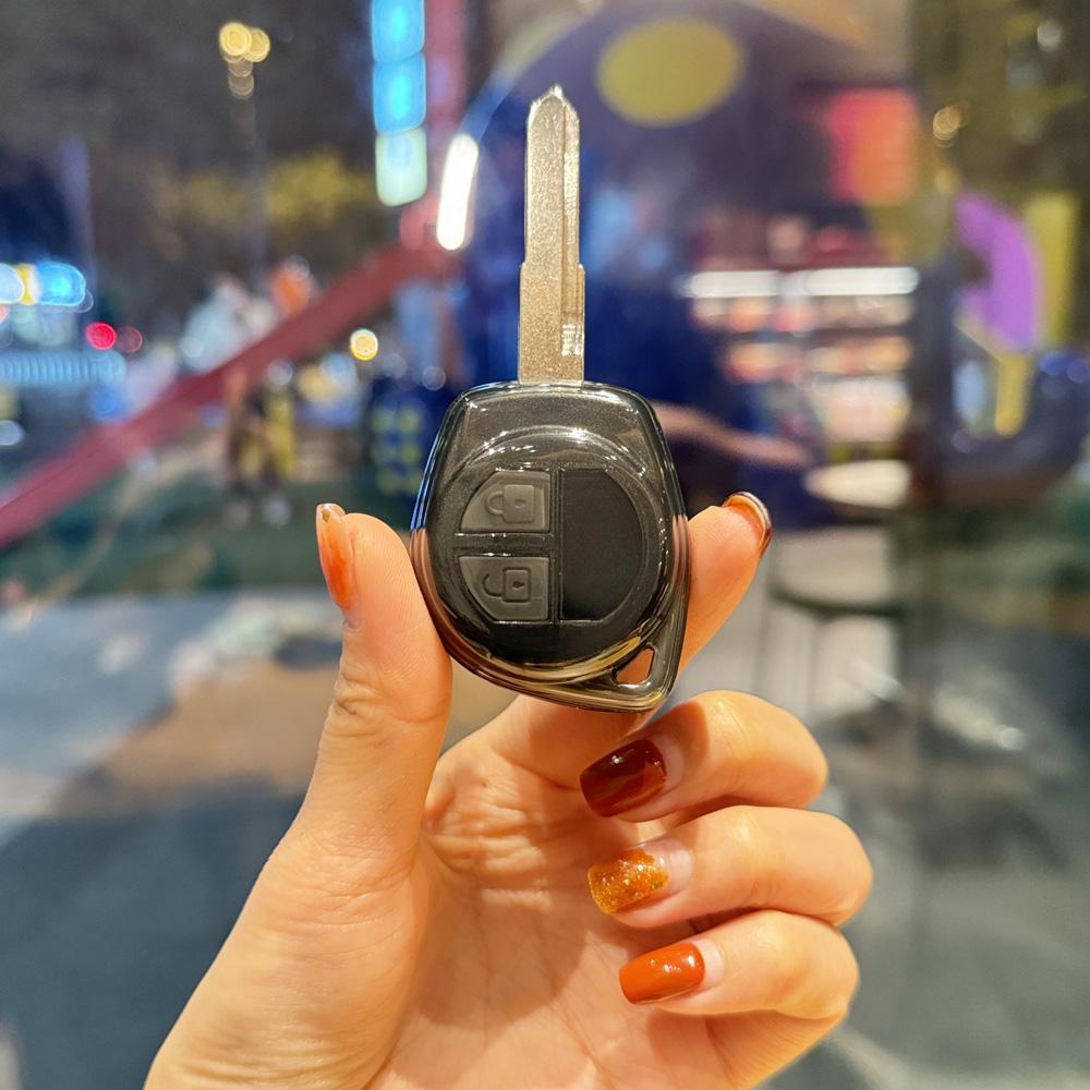 2 Buttons TPU Car Remote Key Fob Case Cover Shell for Suzuki SX4 Swift ...