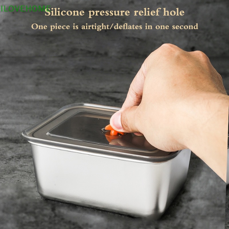 FGWB Stainless Steel Food Storage Serving Trays Rectangle Sausage ...