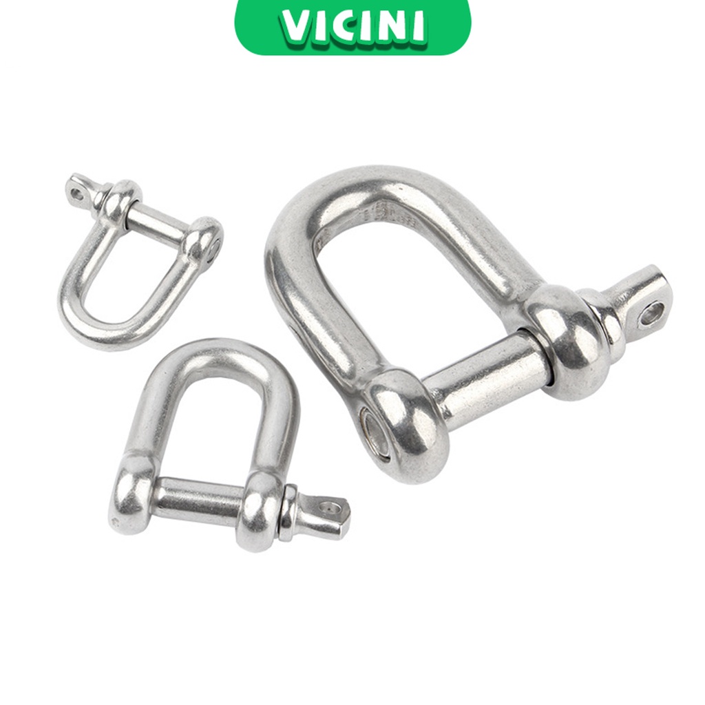 D-Type / U-Shaped Shackle Buckle D Ring Lock Bow Shackle Wire Rope ...