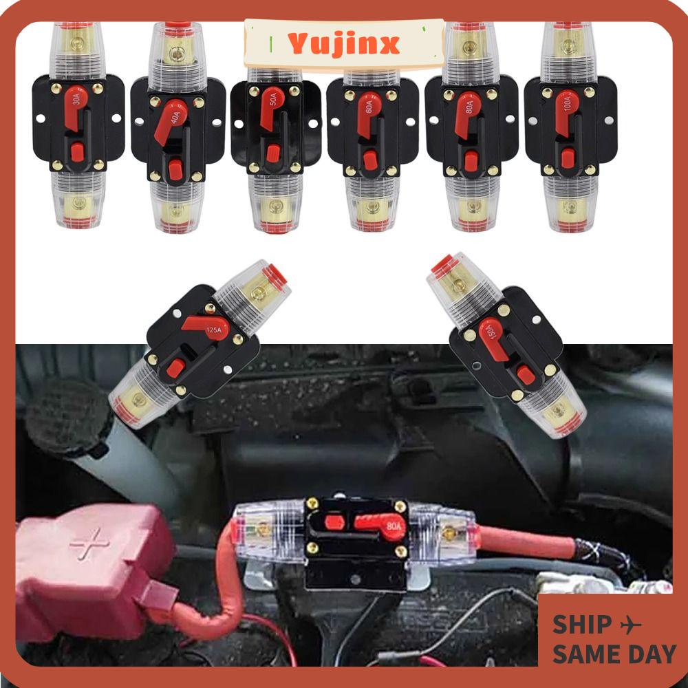 YUJINX DC Resettable Circuit Breaker, 150A 125A 100A 80A 60A 50A 40A ...