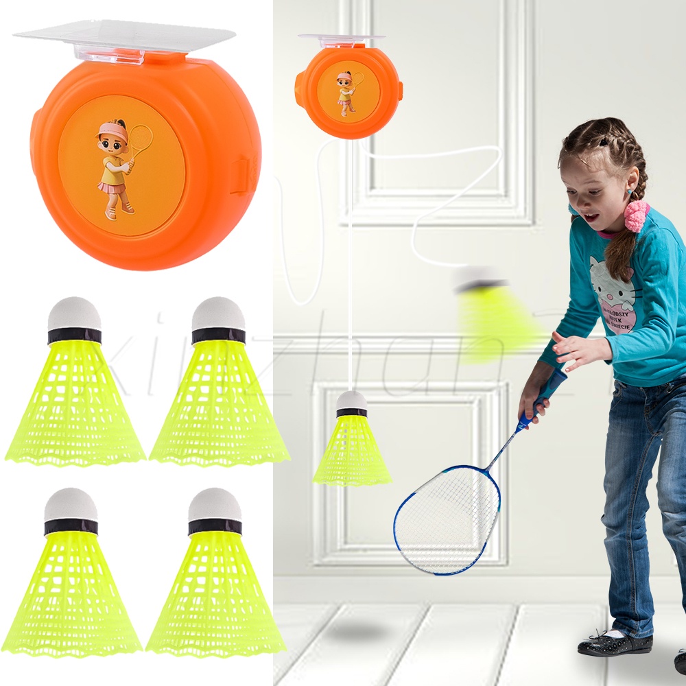 Retractable Badminton Trainer / Portable Badminton Training Tool ...