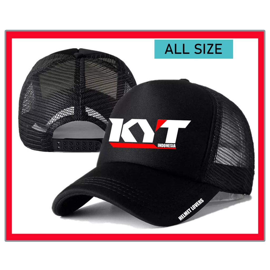 Snapback Net Trucker Hat KYT Community Helmet | Shopee Philippines