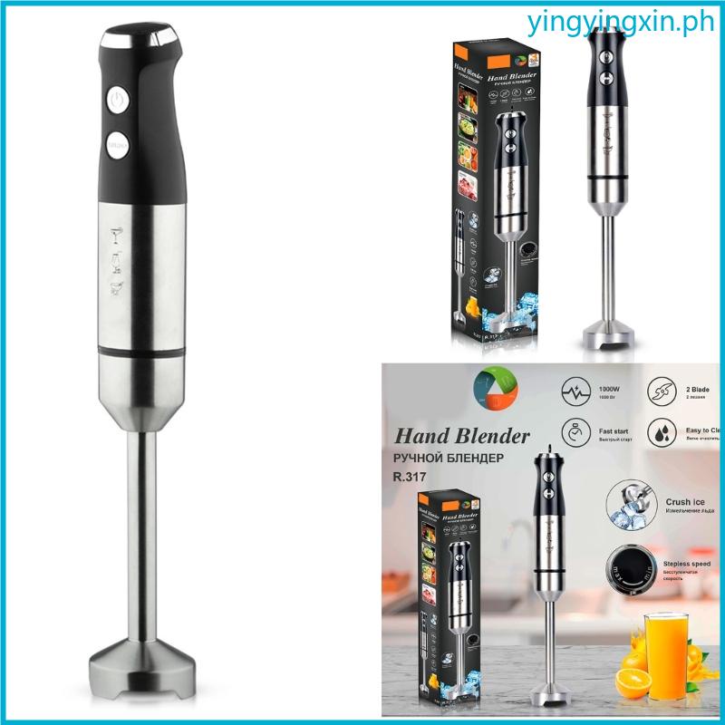 YIN Hand Blender Stick Blender 1000W 2 Speed Adjustable Immersion Blender with Stainless Steel ...