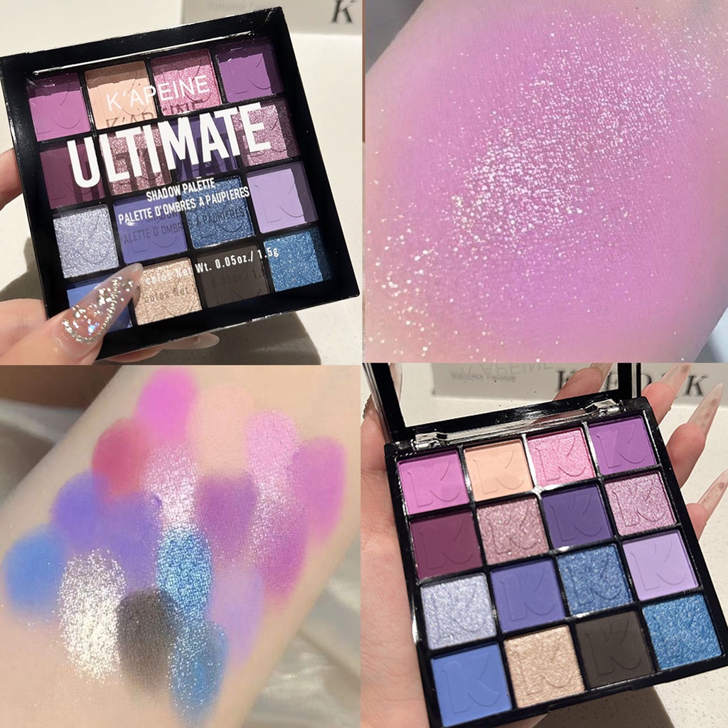 16-color Macaron Matte Silkworm Pearlescent Makeup Beginner Colorful ...