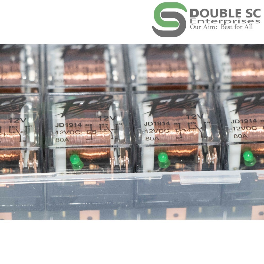 Horn Relay 12V 80 Watts for Horn and Lights for Motorcycle and ...