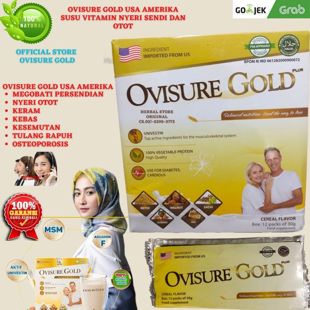 Ovisure GOLD MILK MILK For Bones And Joints OSTEOPOROSIS 12 Sachets ...