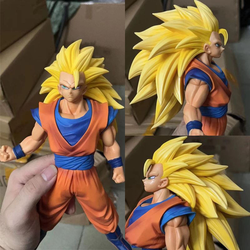 Dragon Ball Super Three Son Goku Hand-Made Ornaments Statue Boys Gifts ...
