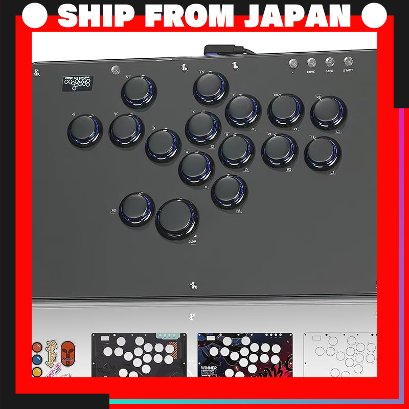 Haute42 Ultra-Slim Buttonless Arcade Fighting Controller with RGB LED ...