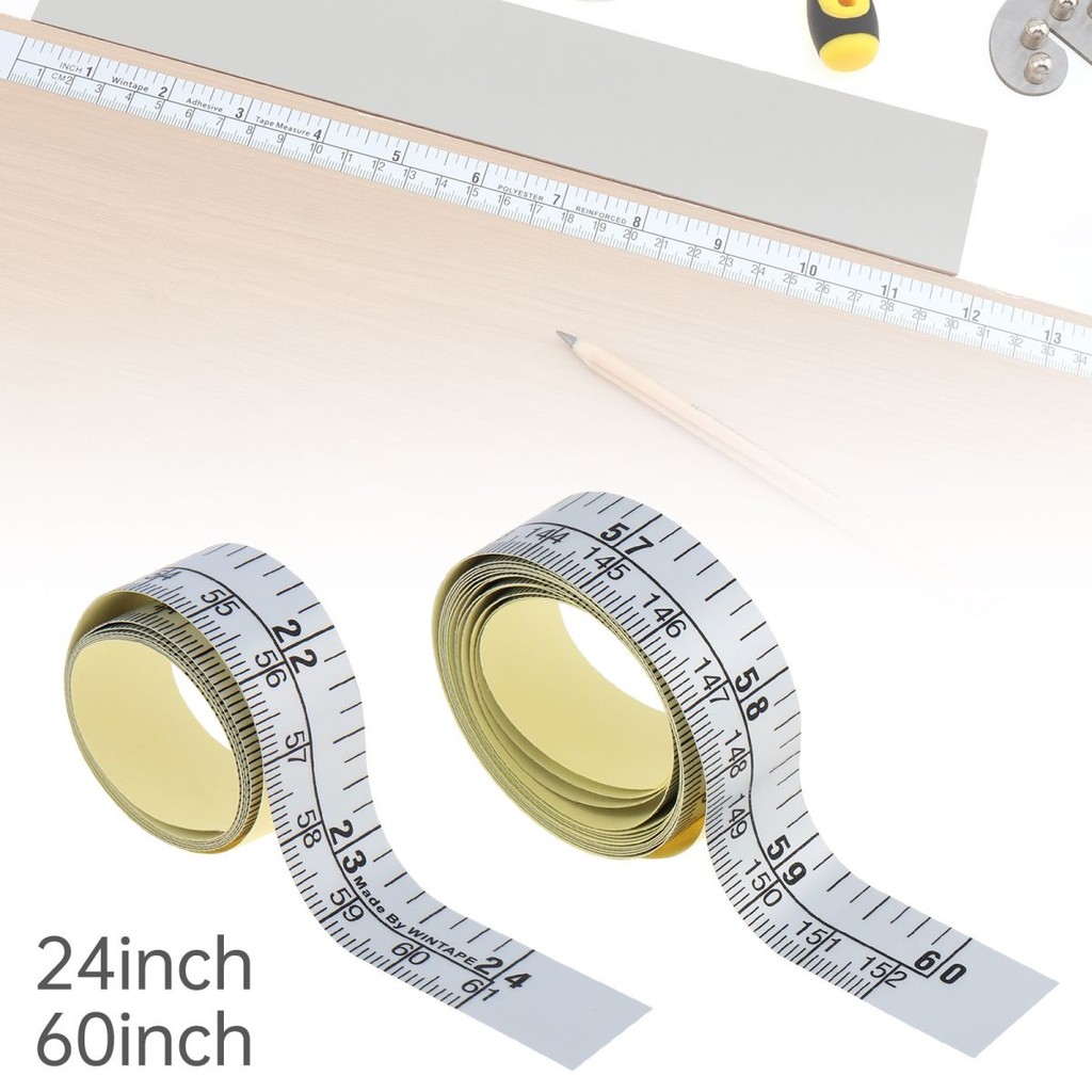 Imperial and Metric Scales 60 cm / 24 inch 150 cm / 60 inch Adhesive ...