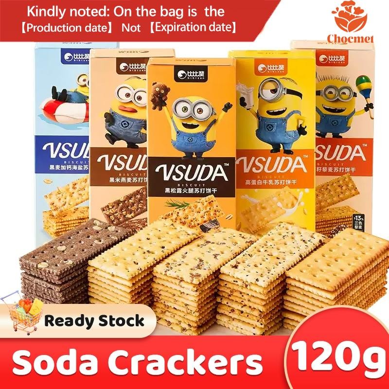 CHOCMET 120g Cookies Black Truffle Ham And High-Protein Milk Soda ...