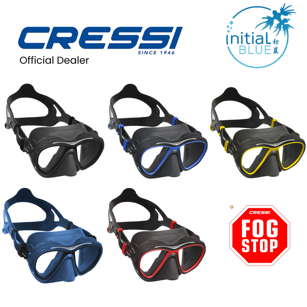 Cressi QUANTUM MASK SCUBA DIVING | Shopee Philippines