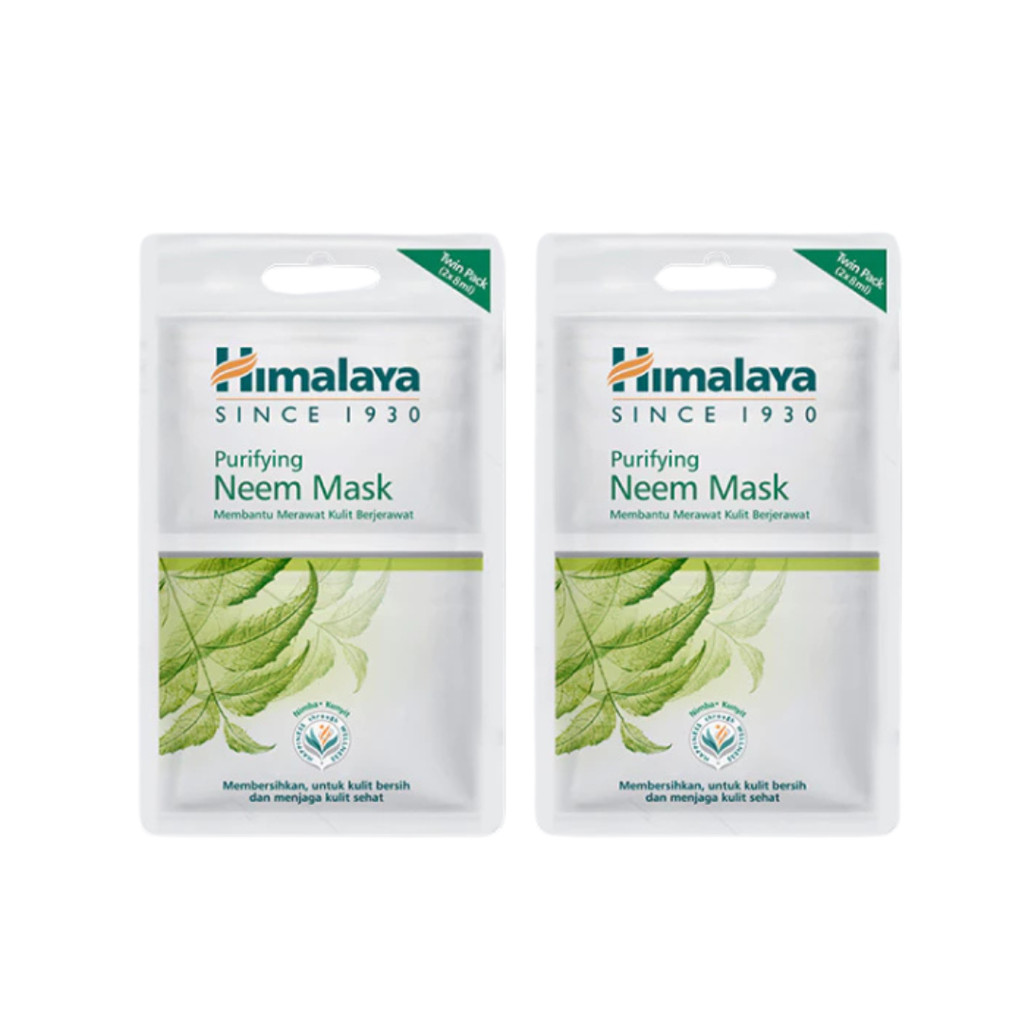 Himalaya Purifying Neem Mask Sachet Twin Oily Acne Facial Mask 16 Ml ...