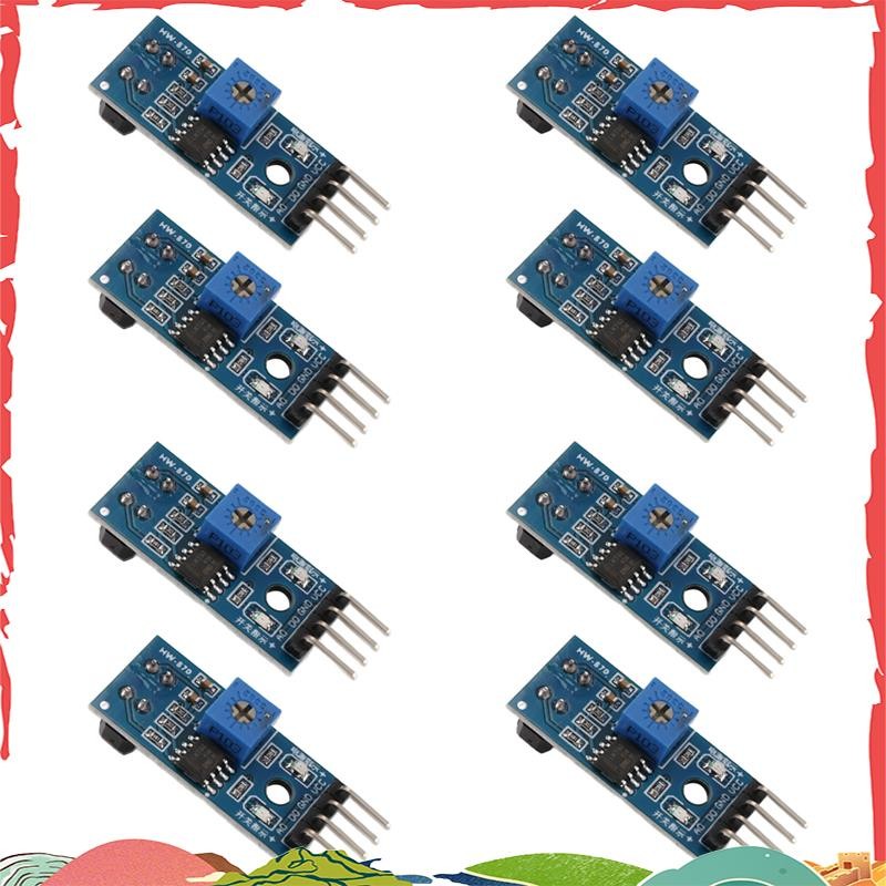 8Pcs TCRT5000 Infrared Reflective Sensor IR Photoelectric Switch ...