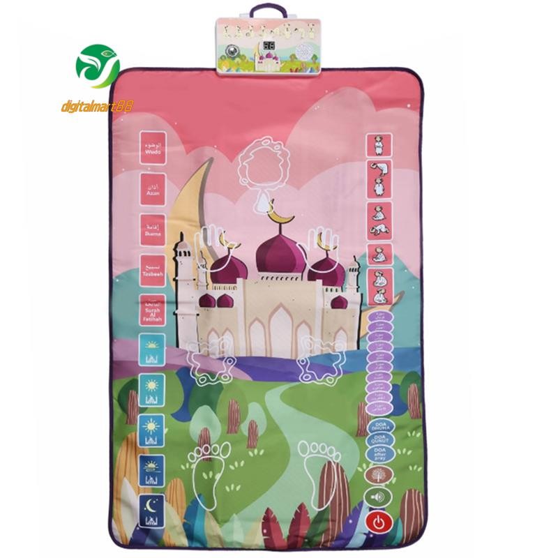 Prayer Mat Muslim Kids Electronic Interactive Prayer Rug Islam Praying ...