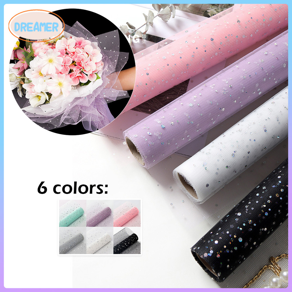 Snowdot Gauze DIY Flower Paper Rose Snow Point Gauze Snow Gauze Wrapper ...