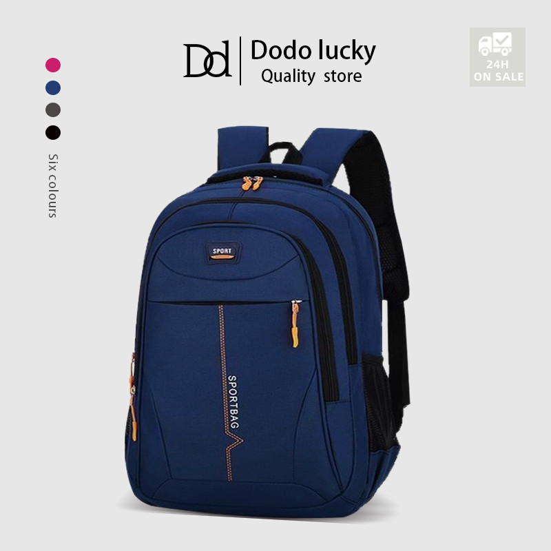Dodo Fashion Large Backpack Men Laptop Backpacks Oxford Black High ...