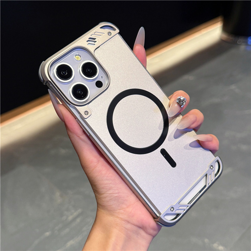 Aluminum alloy aromatherapy phone case For iphone 16 15 14 13 pro max ...