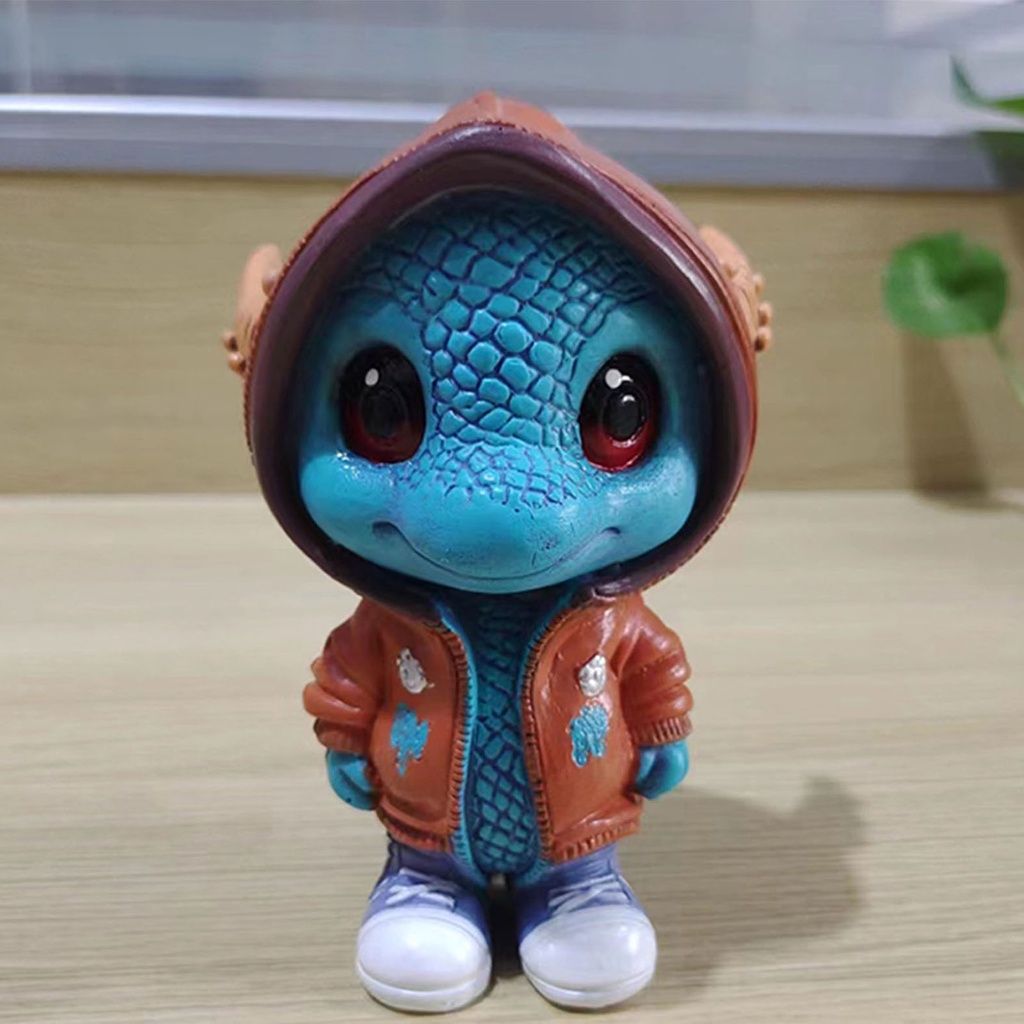 Dinosaur Table Resin Statue Creative Cute Dinosaur Resin Statues ...