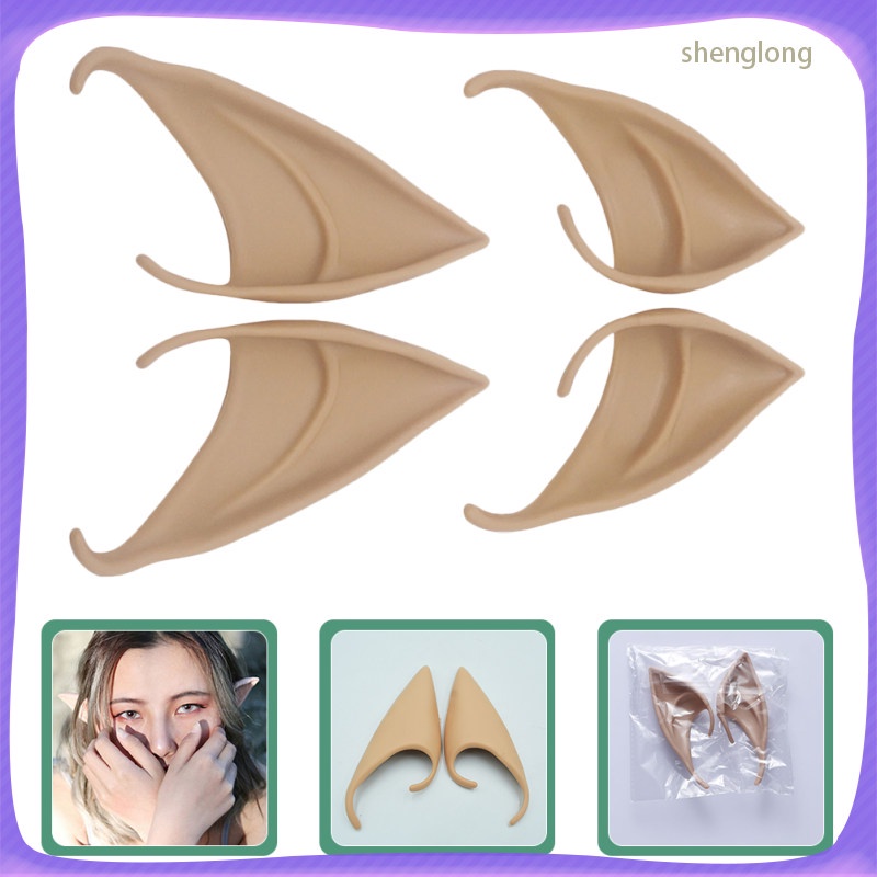 Dobby Ears Fairy Pixie Elf Ears - 6 Pairs Latex Cosplay Ears For ...
