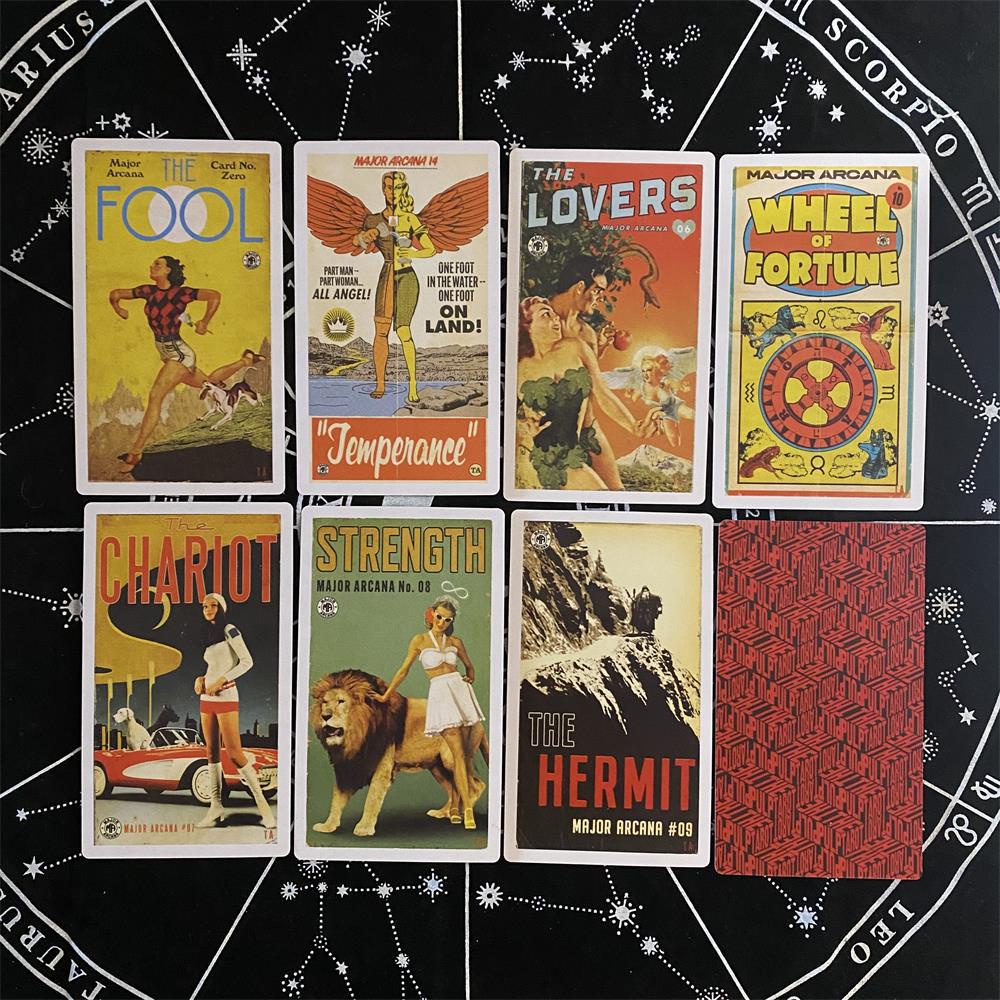 12-7 CM Deck: The Pulp Tarot Oracle Card Fate Divination Prophecy Card ...