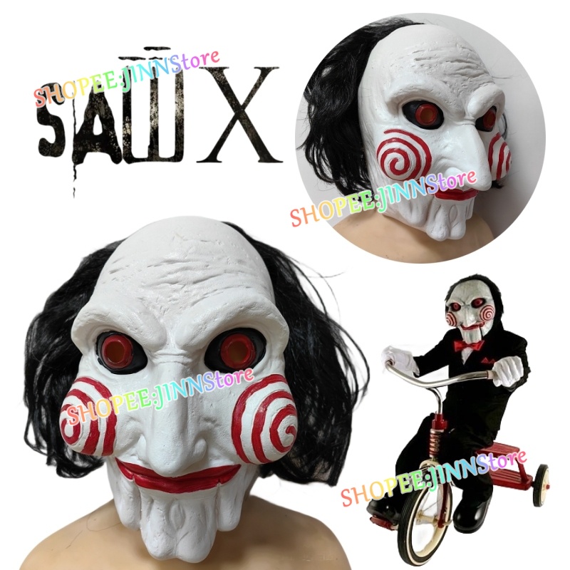 - JN - Movie Saw X Cosplay Jigsaw Killer Latex Masks(with wig ...