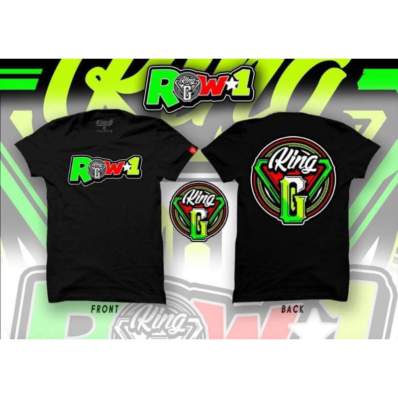 KING G x ROW 1 Shirt (LEGIT) | Shopee Philippines