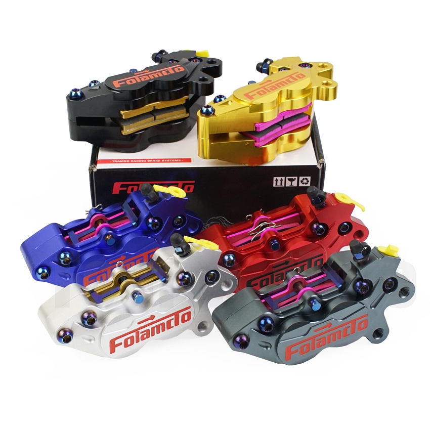 40mm Pitching Disc Caliper Motorcycle 4 Piston 4*30mm CNC Disks Caliper ...