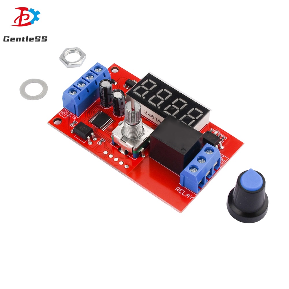 Dc 5 To 24v Timer Relay Programmable Delay Relay Module Cycle Timer With Led Display Smart Home