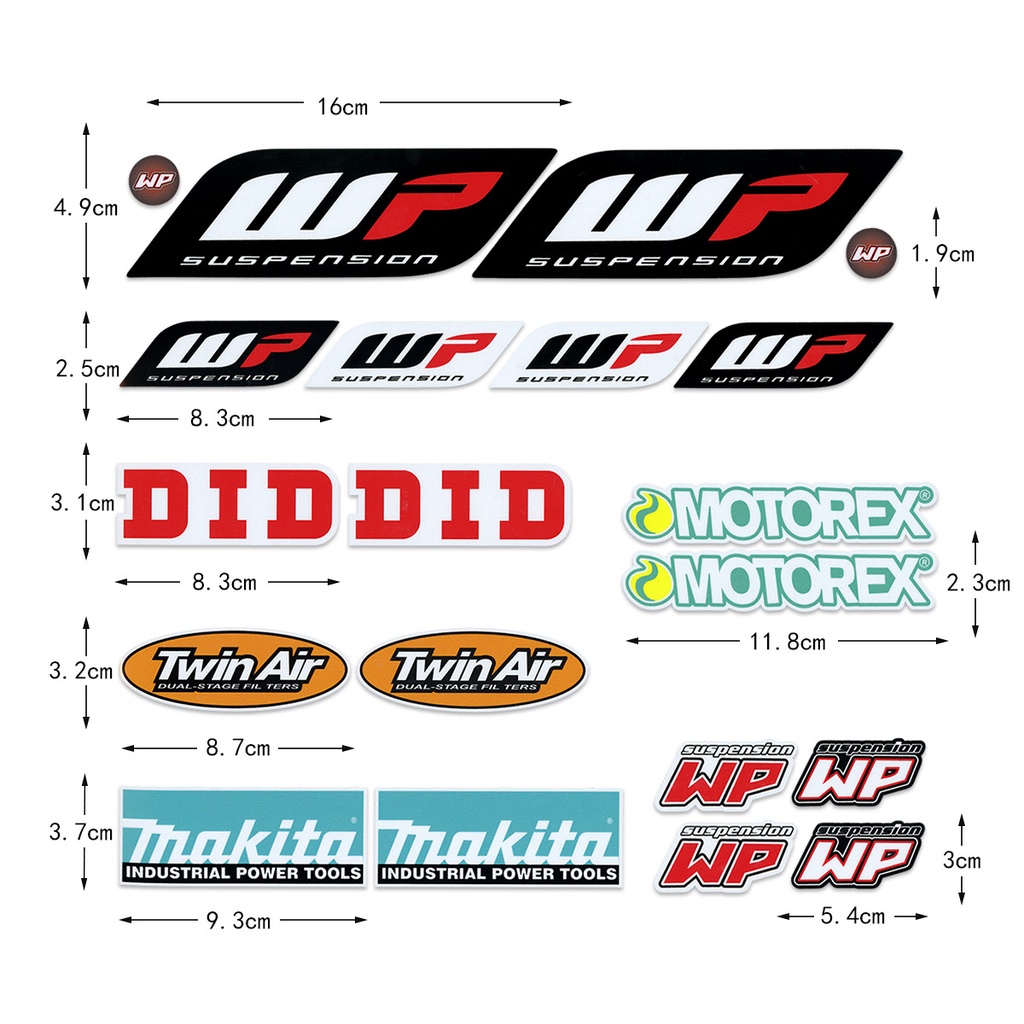 KTM motorcycle reflective sticker MOTOREX logo modified waterproof and ...