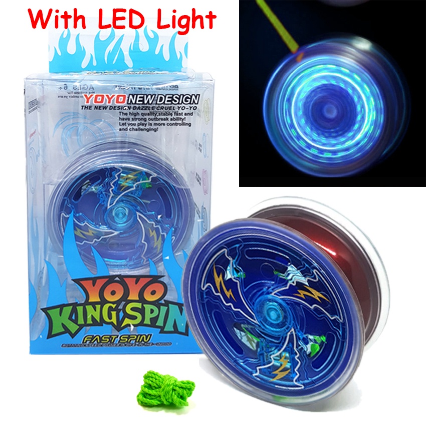 Yoyo King Spin Fast Spin Yoyo with LED Light for Kids | Shopee Philippines