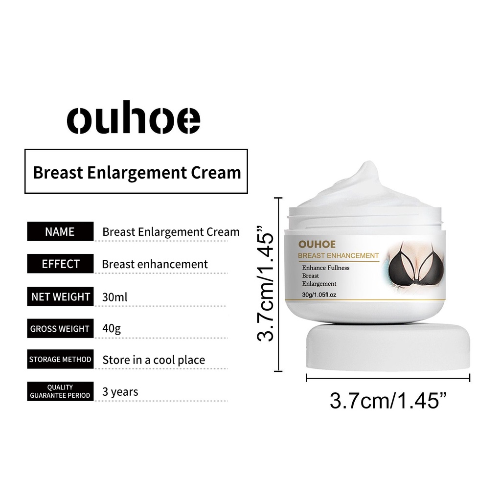 OUHOE Breast Enlargement Cream 30g Enlarge Breast Growth Anti Sagging ...