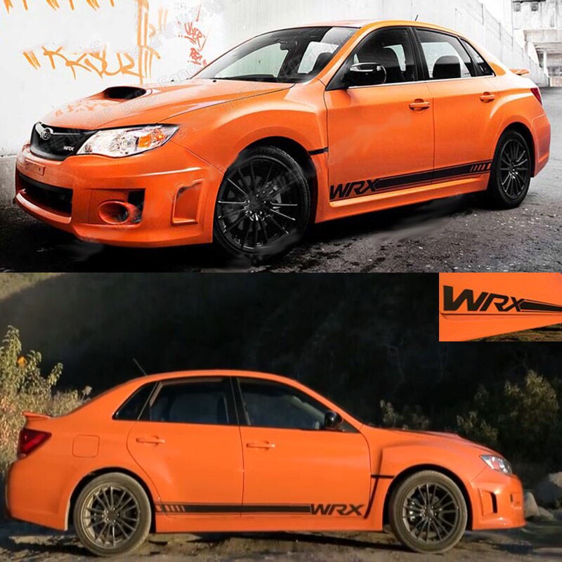 2PCS Car Door Side Stickers For Subaru STI WRX | Shopee Philippines