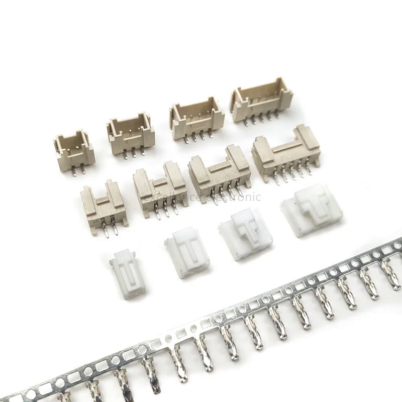 10Sets HY2.0 Connector 2.0mm Vertical / Horizontal SMD Pin Header 2/3/4/5/6/7/8P ( Plug Male ...