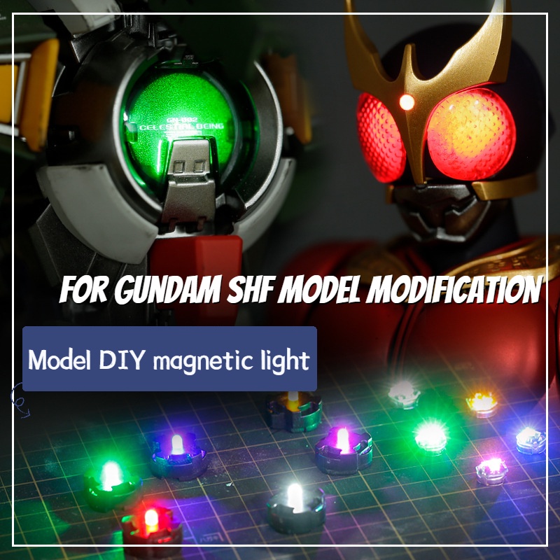 Magnetic LED lights Gundam Puzzle Model Modification Masked Rider Plus ...