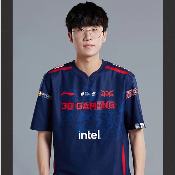 Li Ning LPL 2023 JDG Men's Short Sleeve T-Shirt,Latest"ruler"and"Kanavi ...