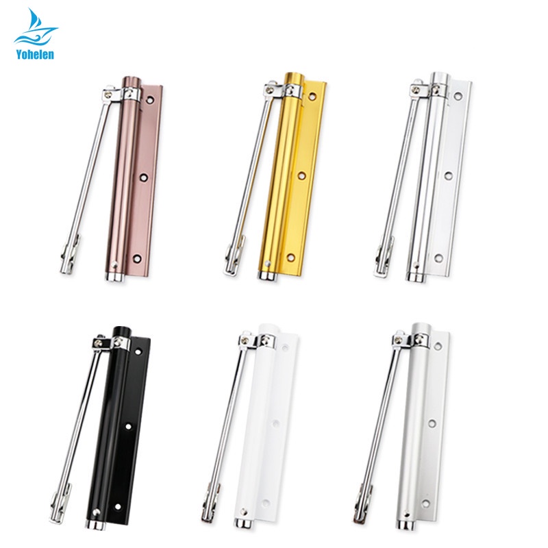 Door Closer Single Spring Strength Adjustable Surface Mounted Mini ...