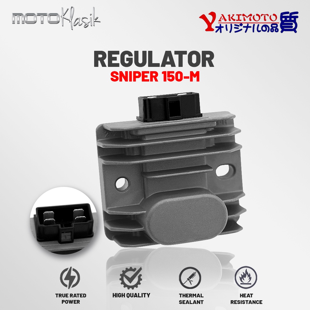 YAKIMOTO REGULATOR / RECTIFIER 4PINS FOR YAMAHA SNIPER 150 MOTORCYCLE ...