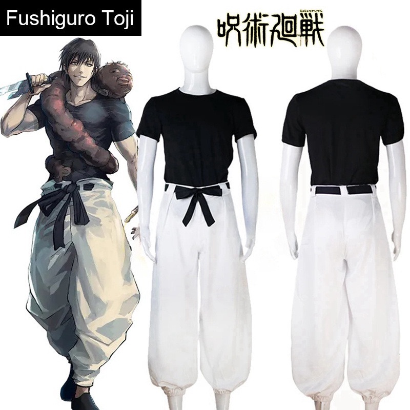 Anime Jujutsu Kaisen Season 2 Toji Fushiguro Cosplay Costume Wig ...