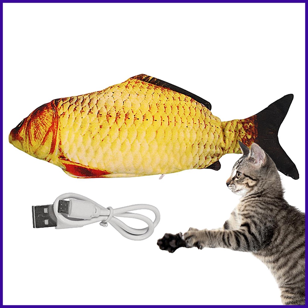 Flopping Fish Cat Toy Floppy Wiggle Fish Mental Physical Stimulation ...