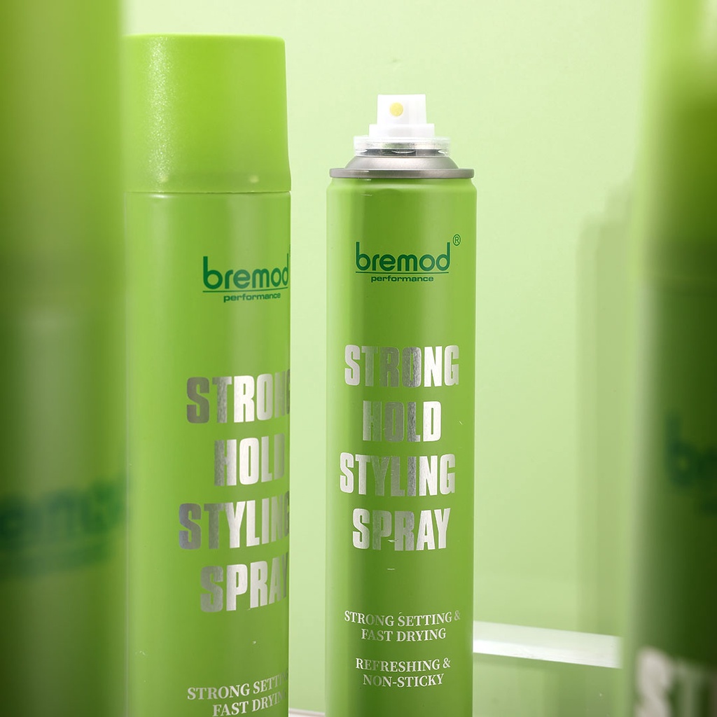 Bremod Hair Styling Spray Long Lasting Strong Hold Salon Daily Use ...