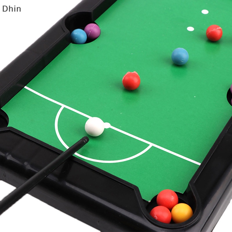 [Dhin] Billiards Mini Desktop Pool Table Snooker Toy Game Set Parent ...
