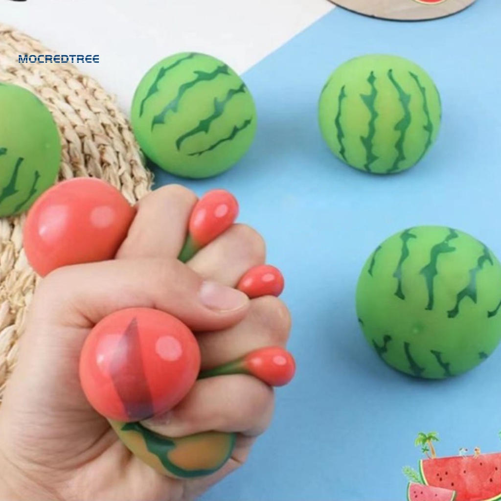 Simulation Watermelon Squeeze Toy Soft TPR Quick Rebound Stress Relief ...