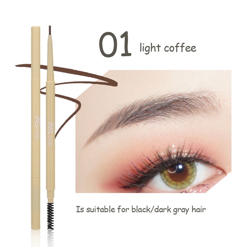 Ashley Shine Double Heads Eyebrow Pencil Long Lasting Waterproof ...
