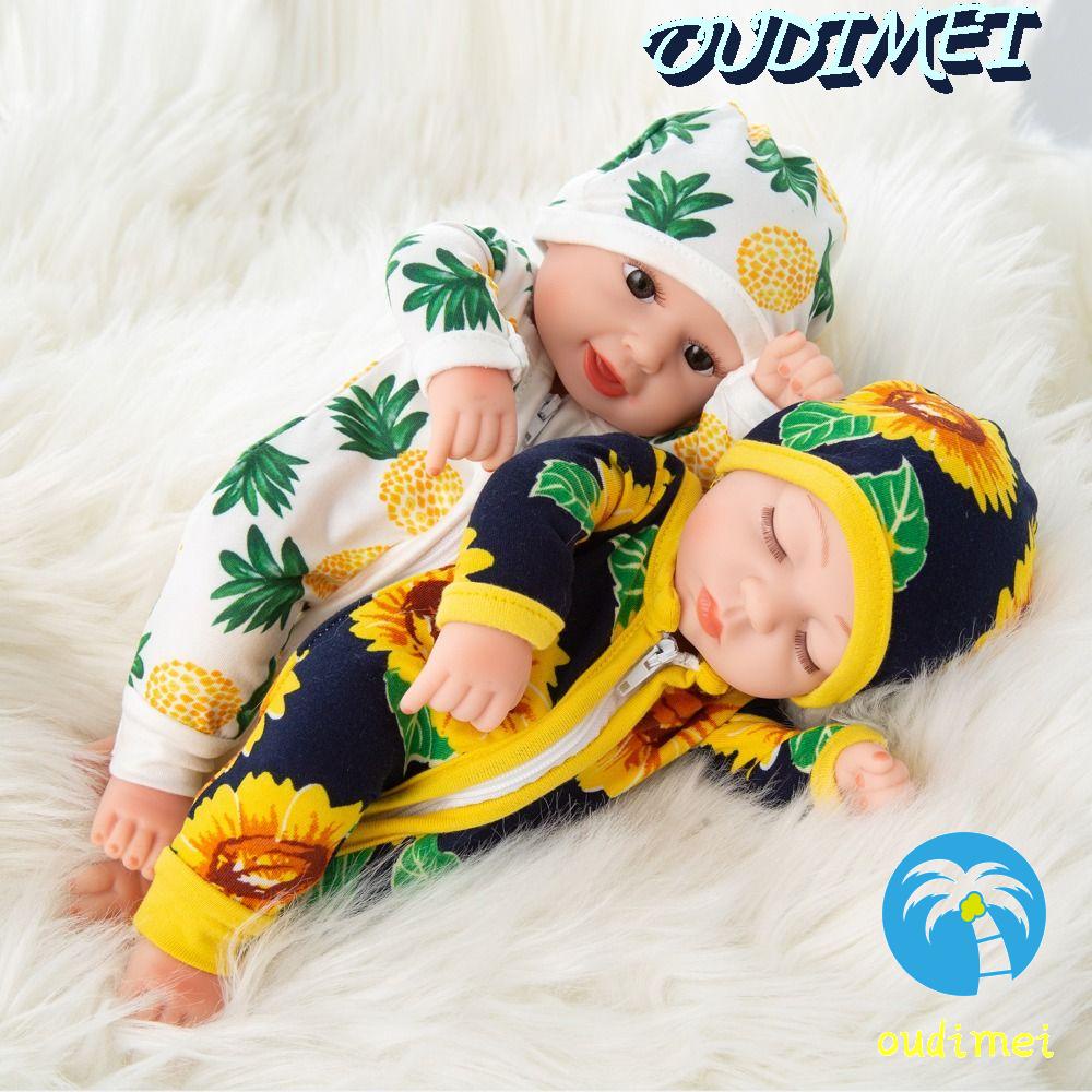 OUDIMEI Reborn Baby Doll, 30cm Colorful Clothes Reborn Toddler Doll ...