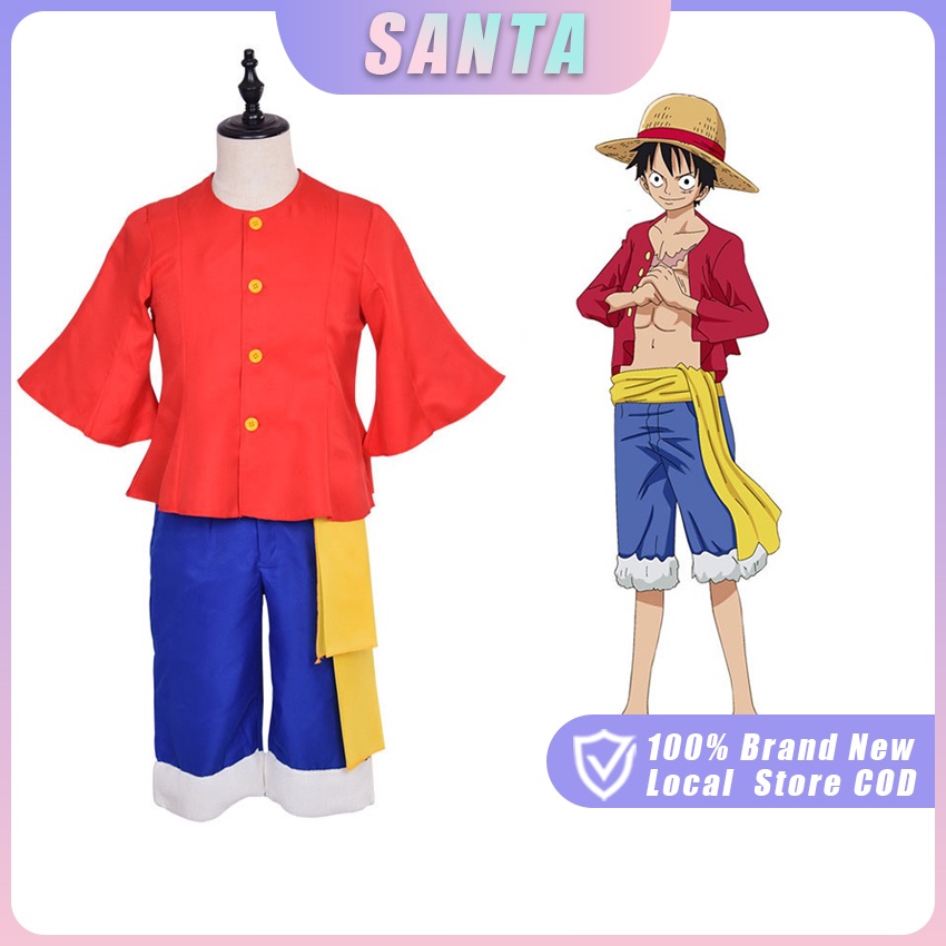 Animie One Piece Luffy Costume For Adult Monkey D Luffy Costume Cosplay ...