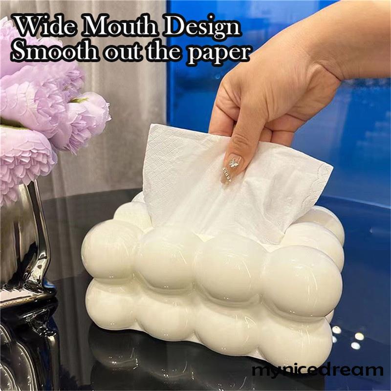 Luxurious Bubble Design Tissue Box Creative Paper Towel Dispenser for ...