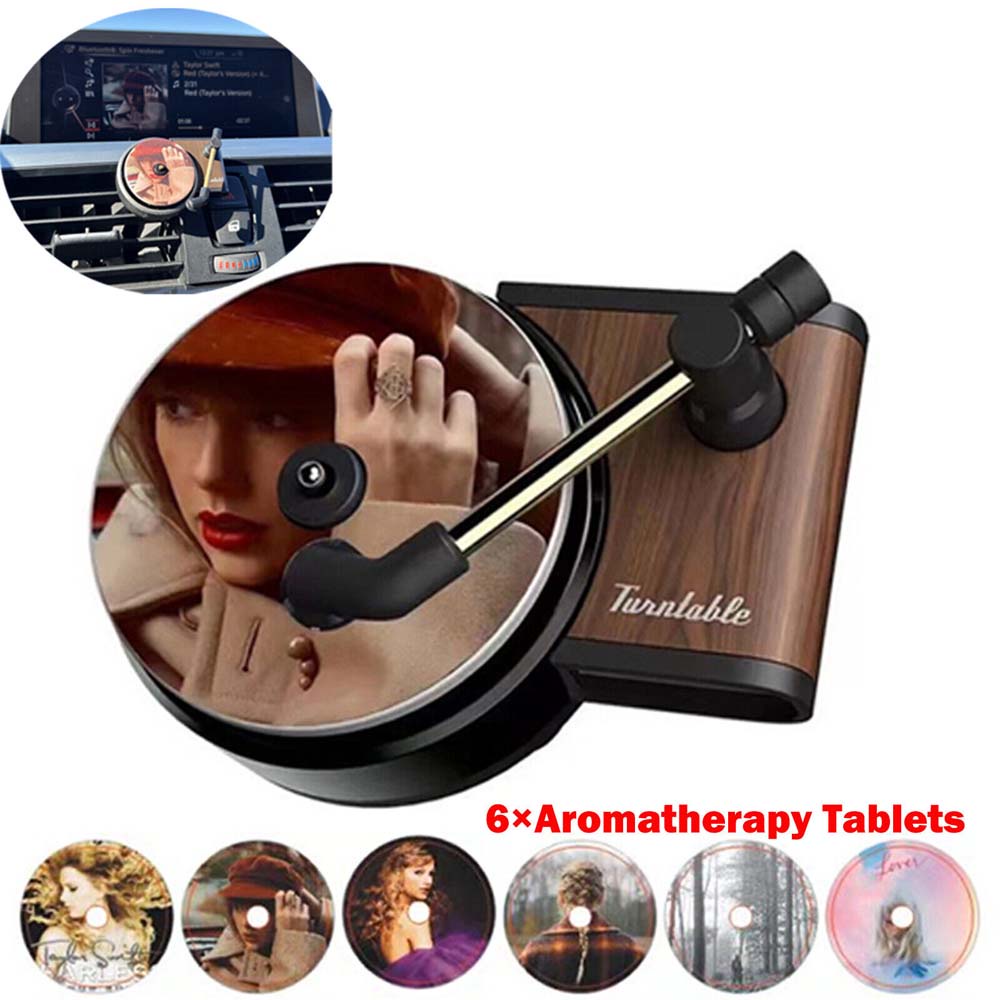 Car Mounted Car Air Vent Phonograph Taylor Swift Record Player ...