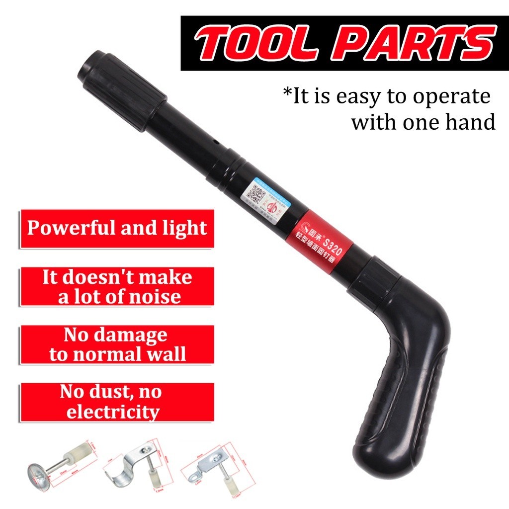 Metalworking Rivet Guns Tufting Guns Wall Fastener Kit Concrete Wall ...