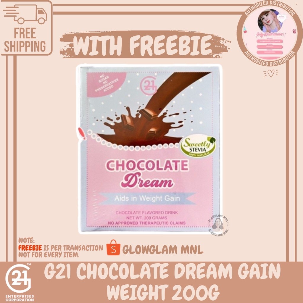 ♞G21 Choco Dream Weight Gain Drink Chocolate Dream 200g (WITH FREEBIE ...