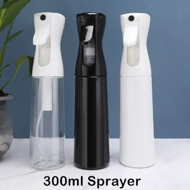 300ml Spray Bottle Continuous Spray Long Press Misty Sprayer Fine Mist ...